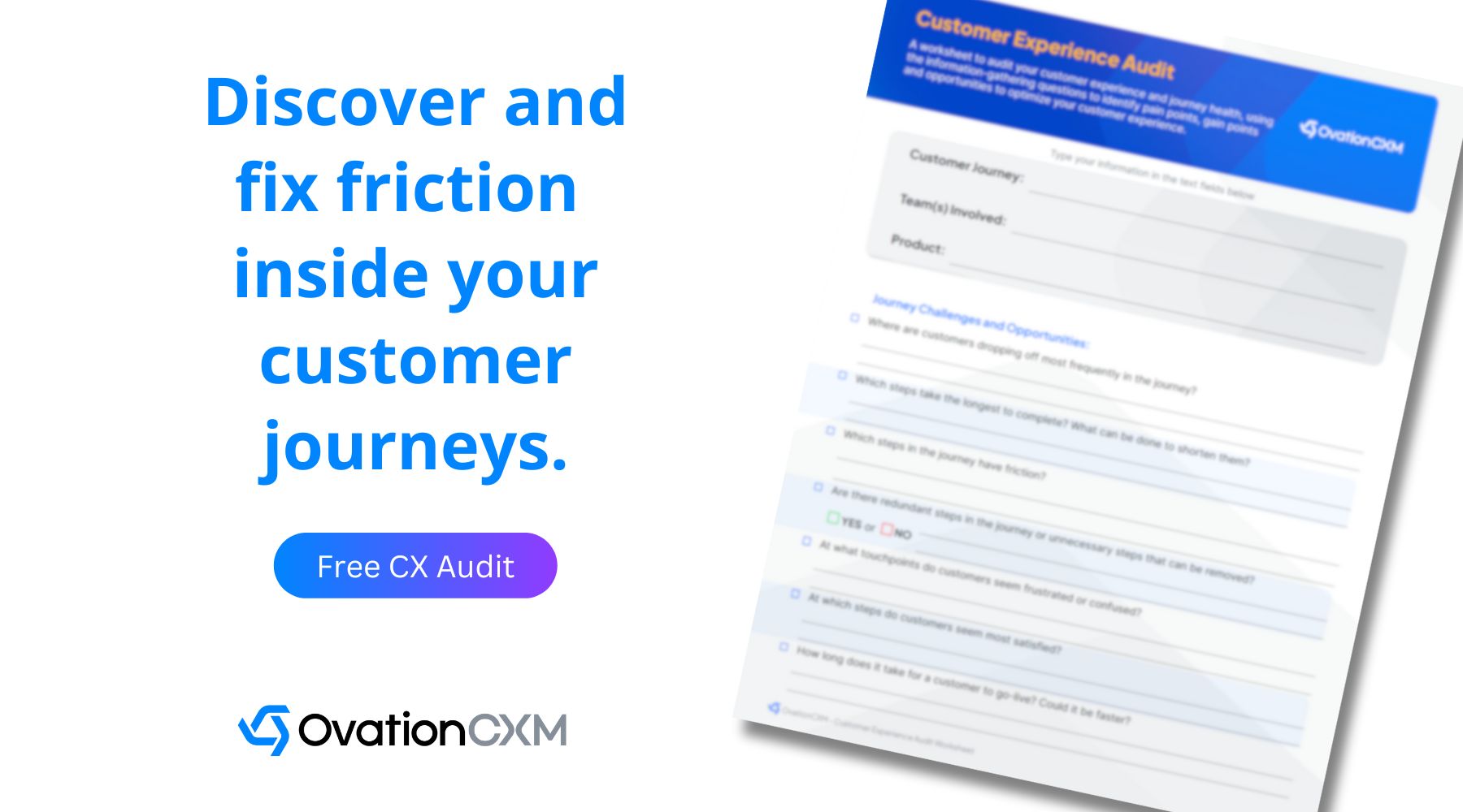 Customer Experience (CX) Audit | OvationCXM