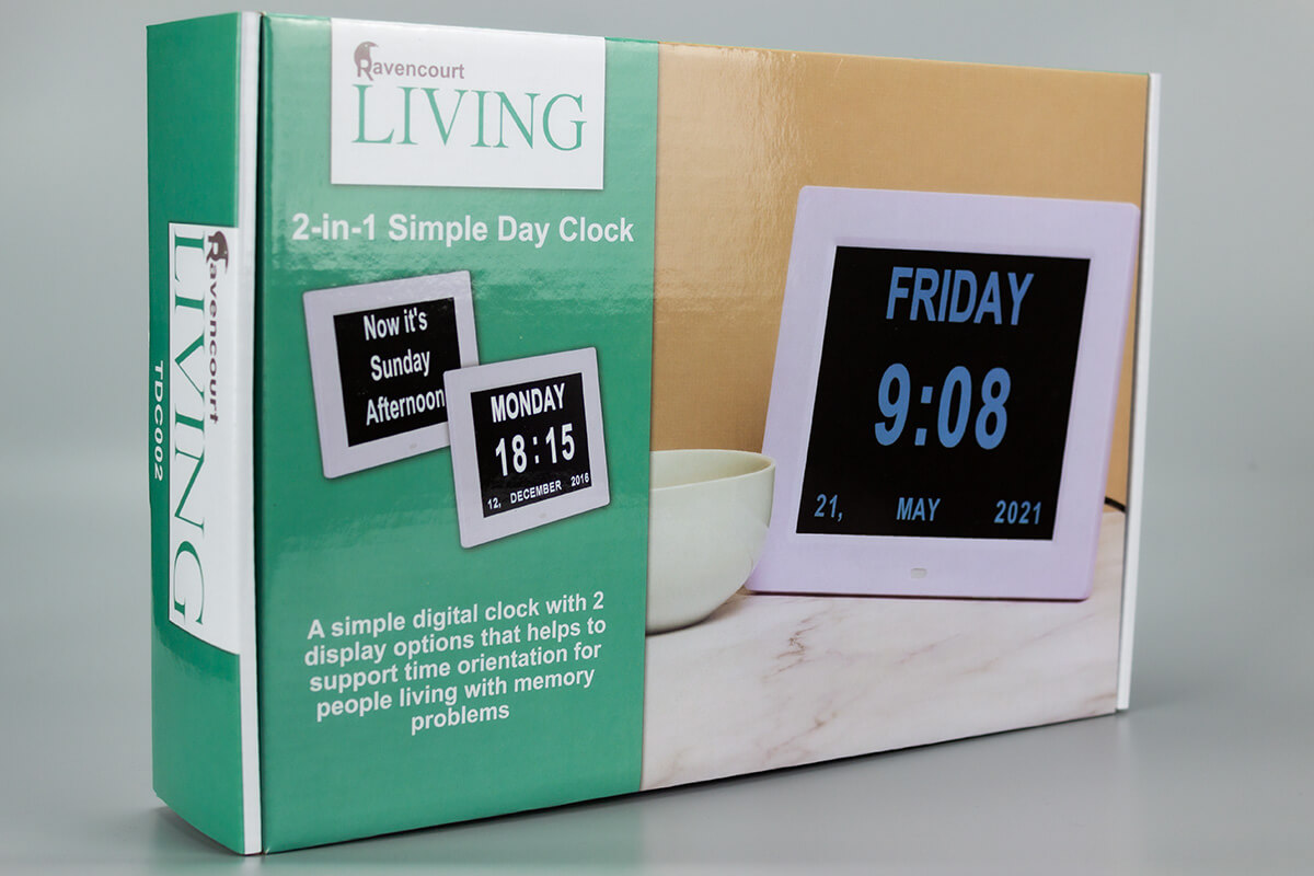 Ravencourt Living - 2 in 1 Dementia Day Clock