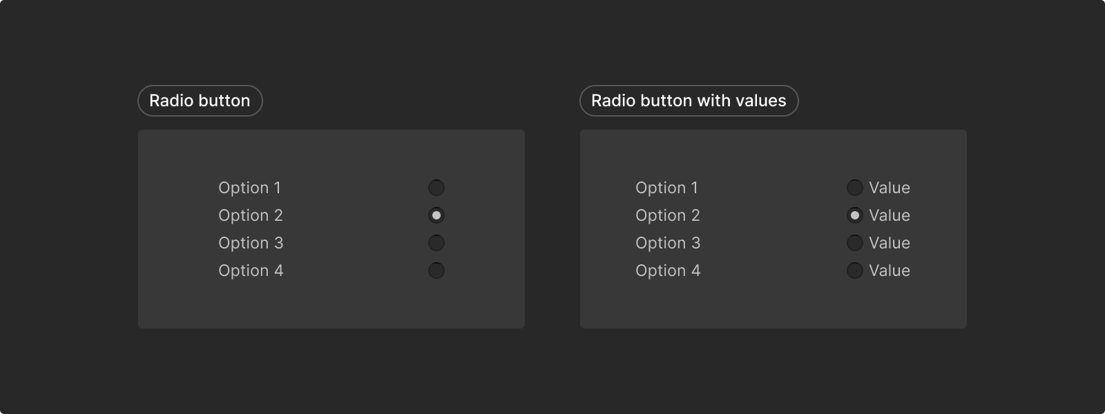 Radio Buttons