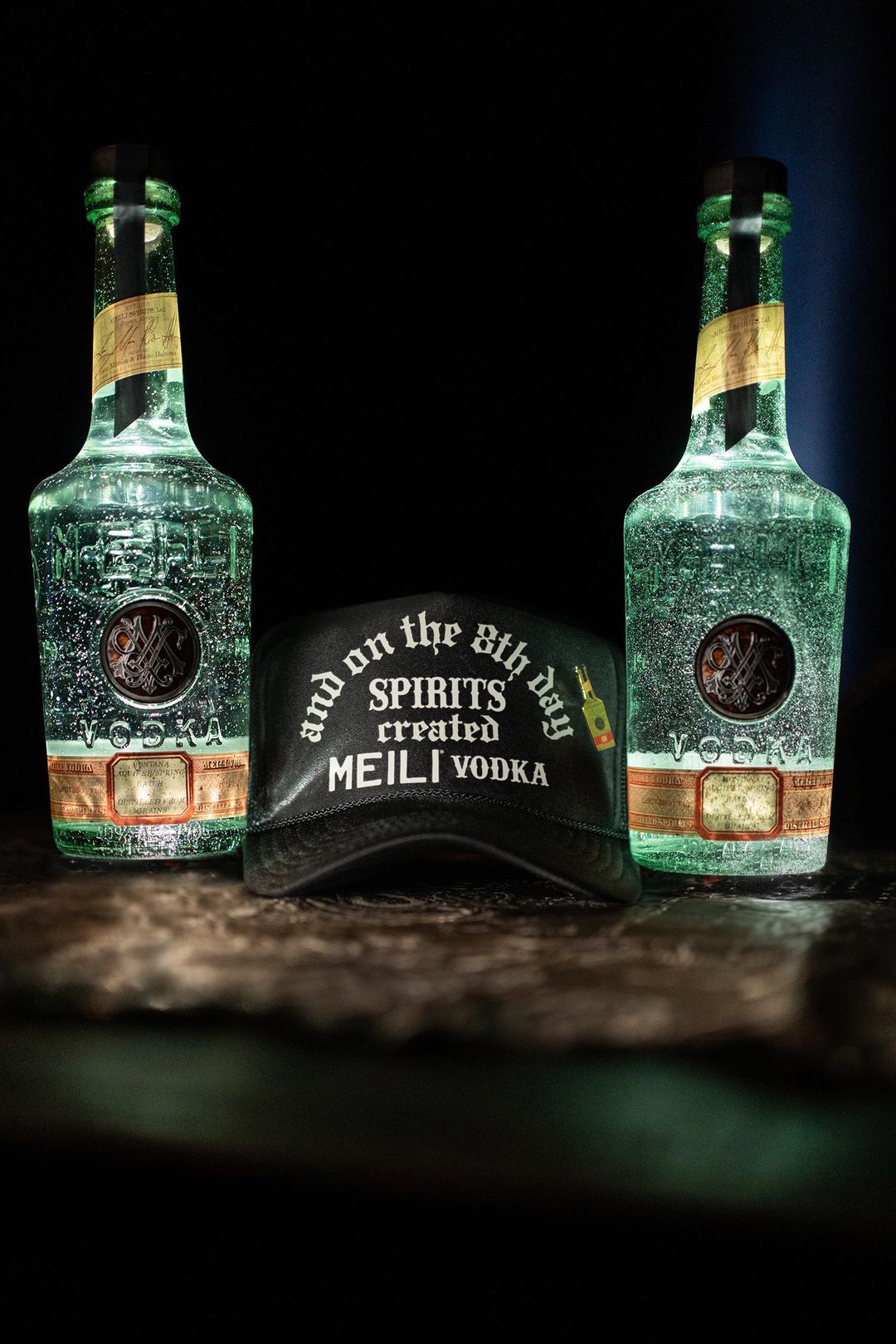 Meili Crew Jacket Black - Authentic Meili Vodka Merchandise