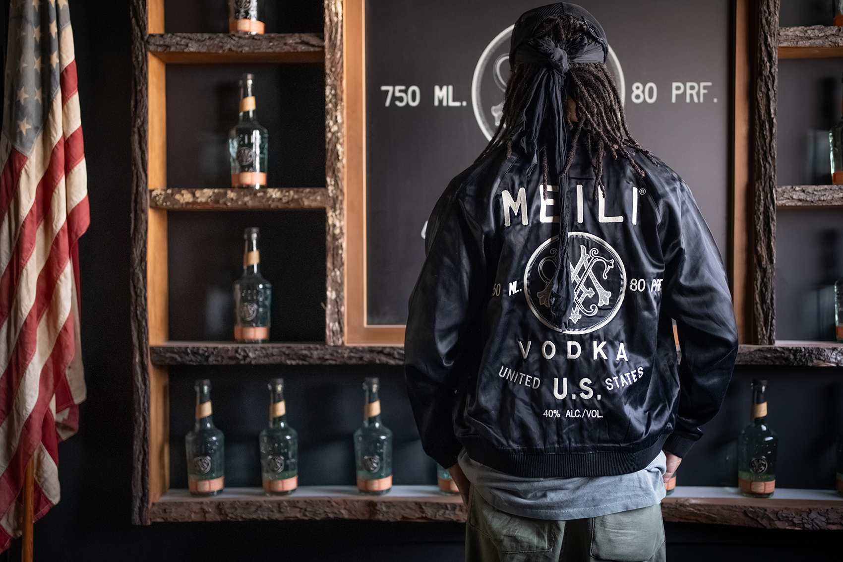 Meili Tour Jacket Black - Authentic Meili Vodka Merchandise