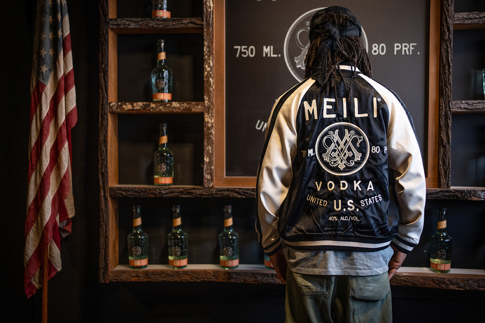 Meili Tour Jacket Black / Cream - Authentic Meili Vodka Merchandise