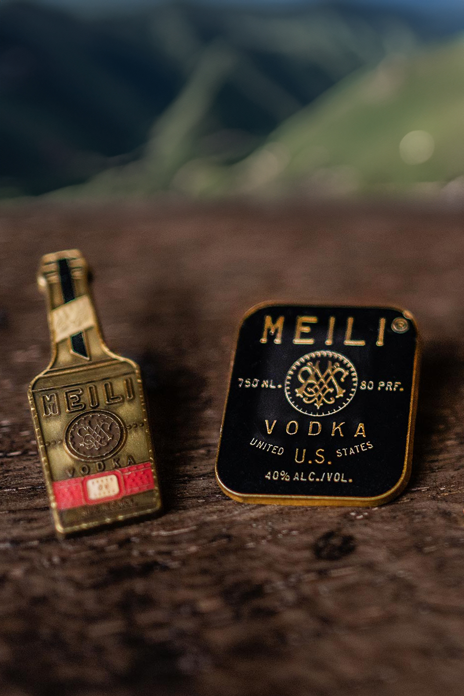 Meili Black Patch Trucker - Authentic Meili Vodka Merchandise