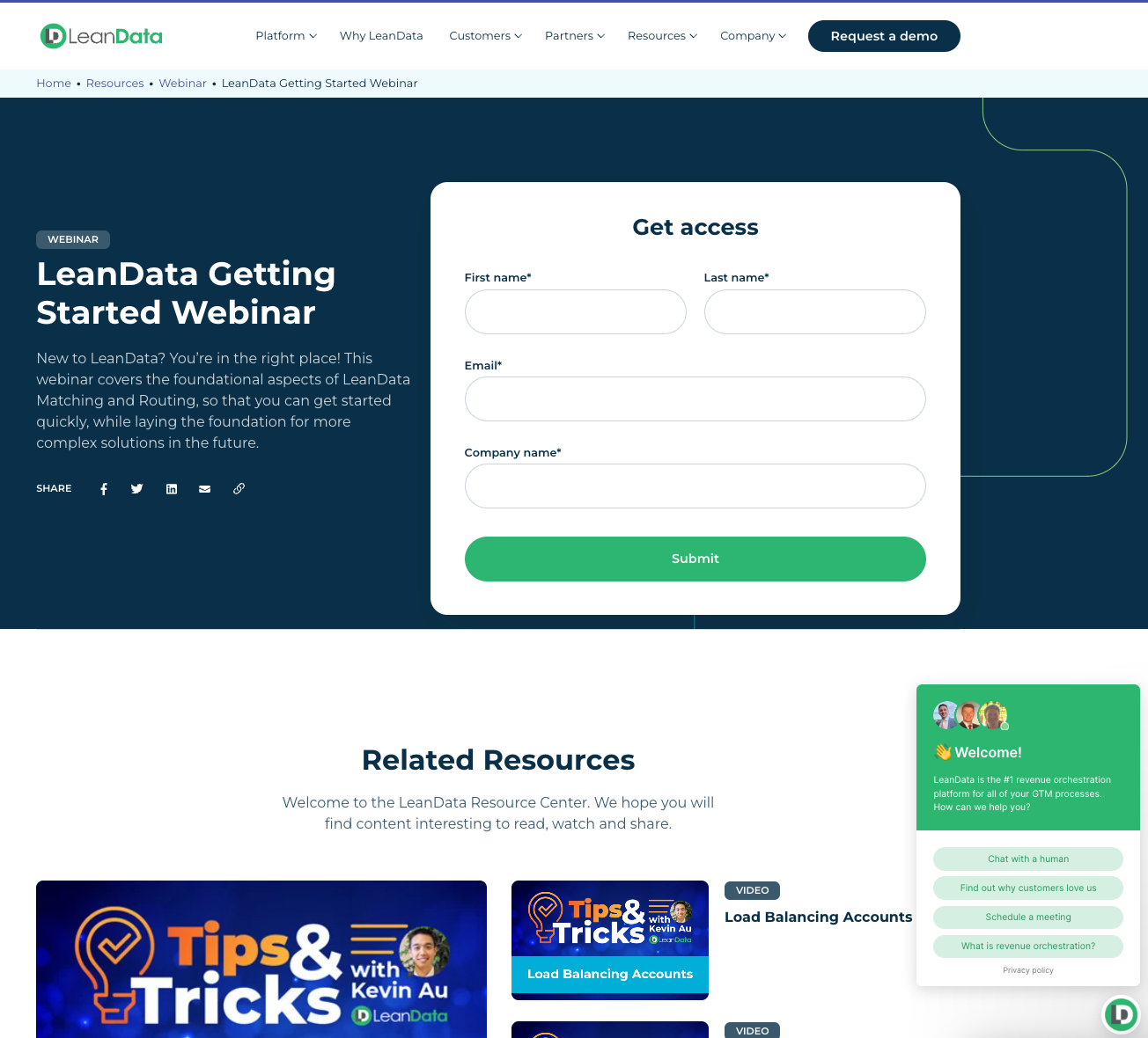 Webinar Landing Page Examples and Best Practices