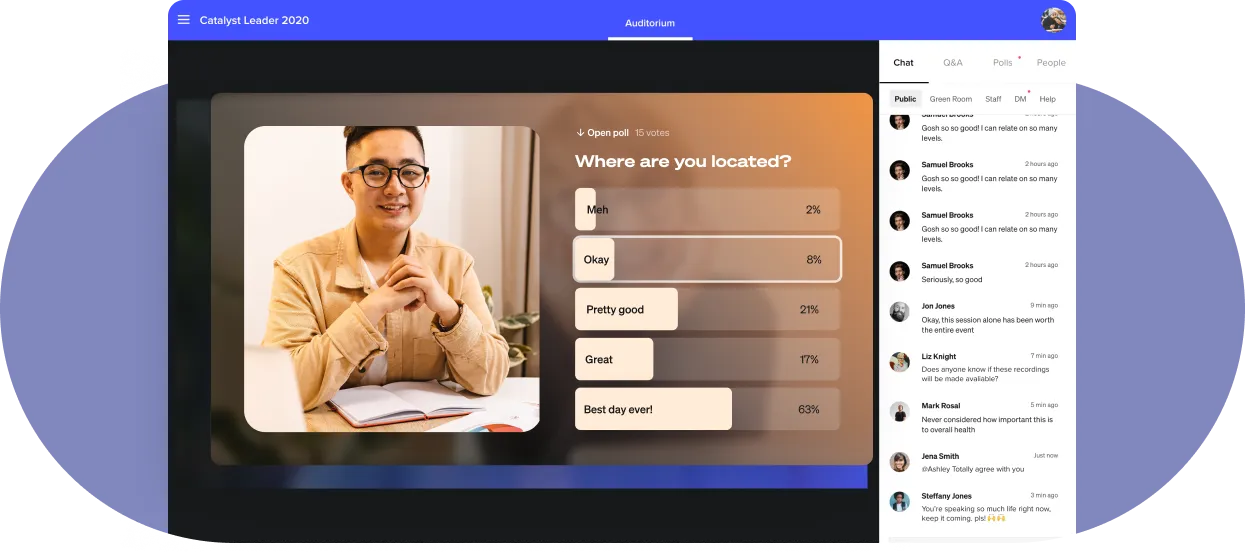 Webinar Software | Features - Welcome