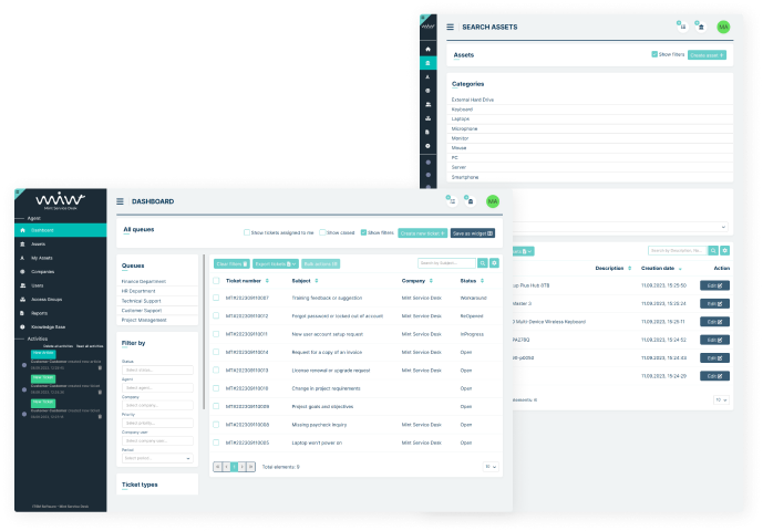 Mint Service Desk | Service management software.