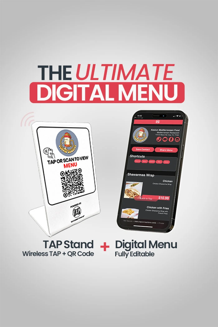 TAP Digital Menu