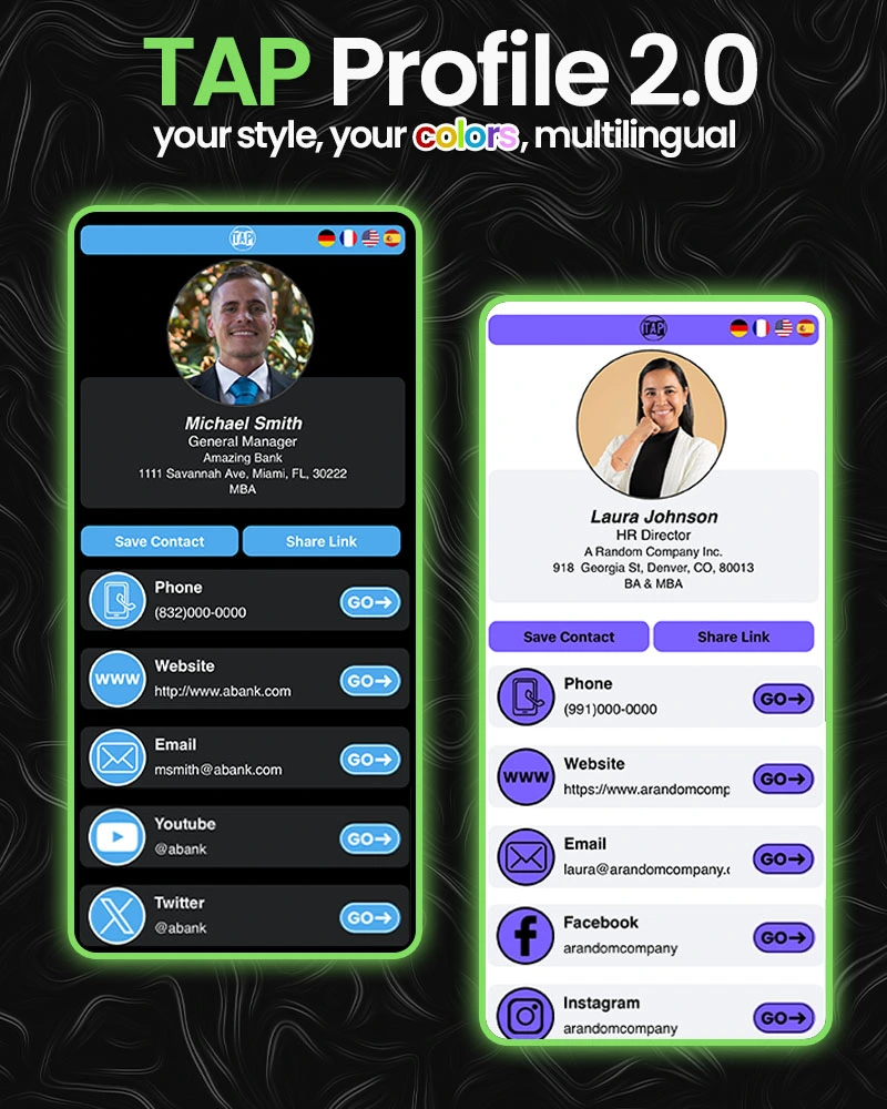 TAP Profile Pre-Filling Form