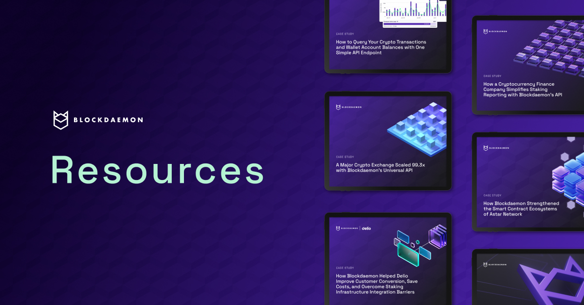 Blockdaemon Resources