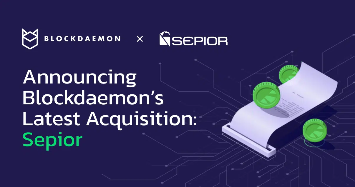 Blockdaemon Acquires Leading Data & Digital Asset Security Firm Sepior — Blockdaemon Blog