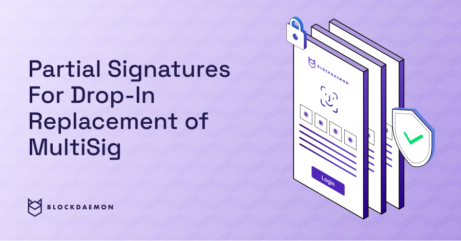 Partial Signatures For Drop-In Replacement of MultiSig