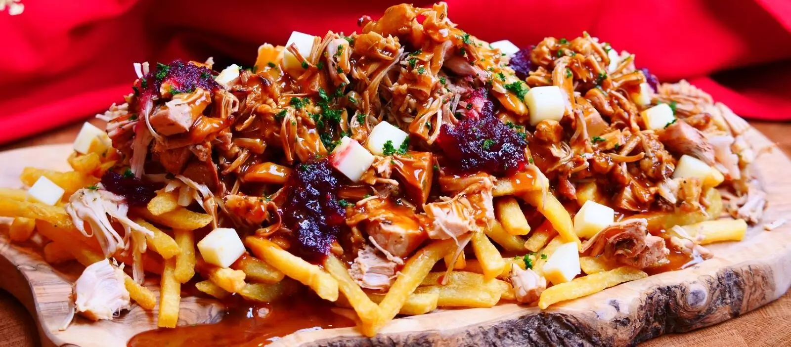 'Turkey' Jackfruit Loaded Fries | BOSH!