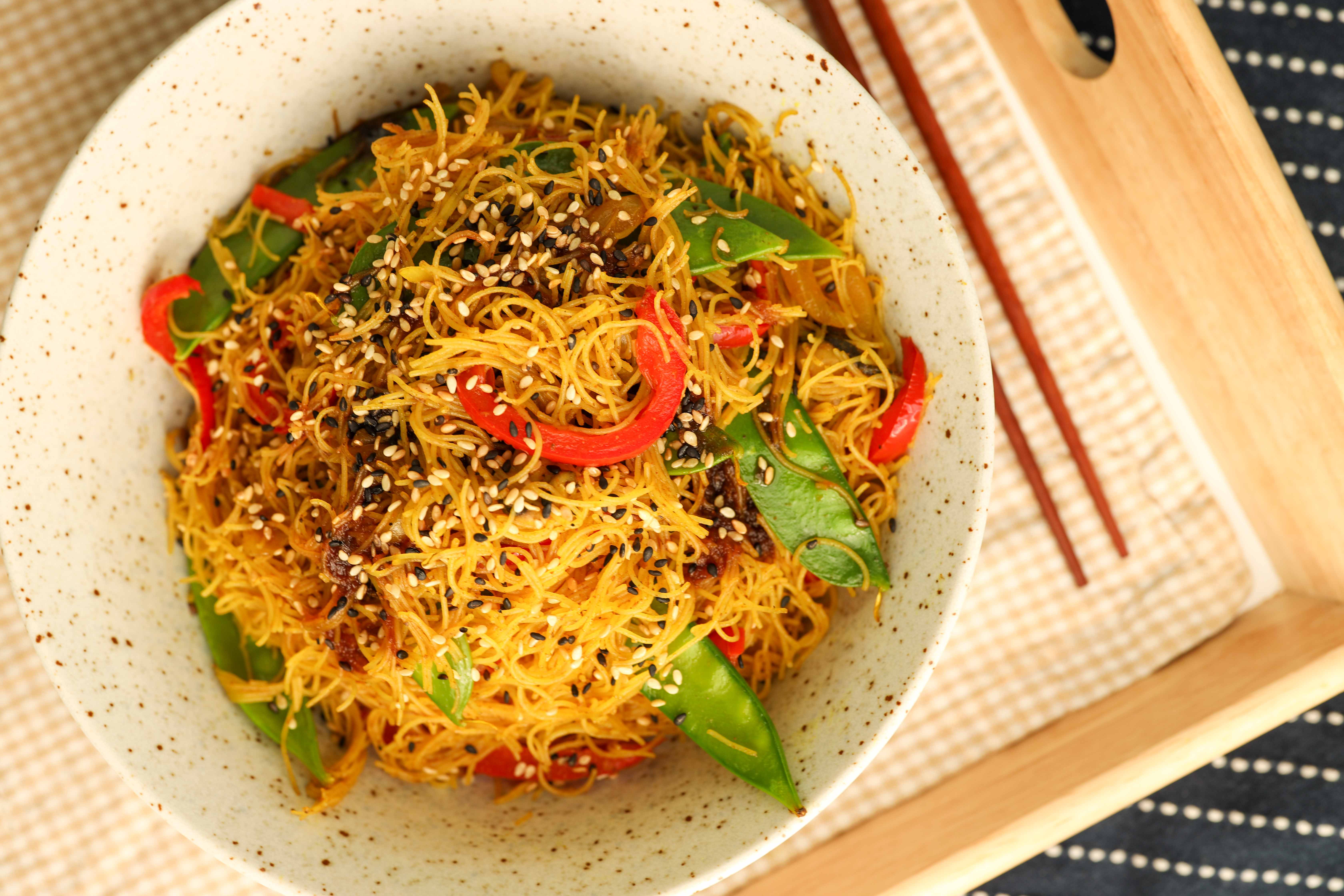 15 Minute Chinese Curry Noodles | BOSH!