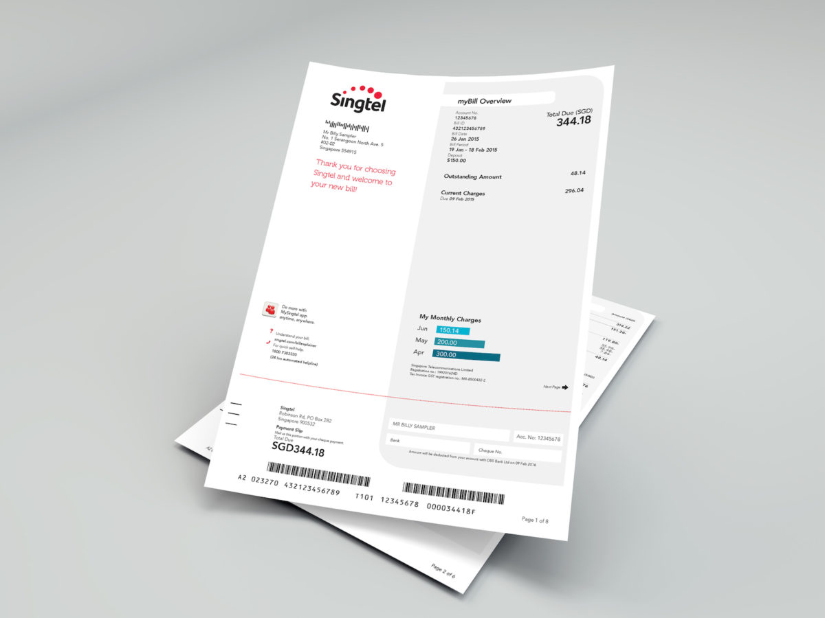 Enhancing Singtel’s Bill Design - Chemistry Team