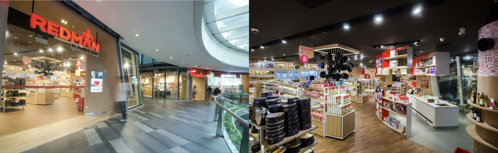 RedMan - Design of the Star Vista Flagship and Heartbeat@Bedok stores