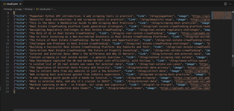 Scrapy introduction: A web scraping tools in practice : : Forloop