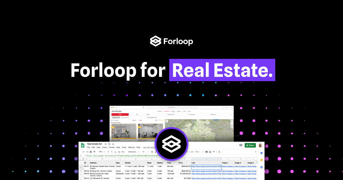 Real Estate : : Forloop