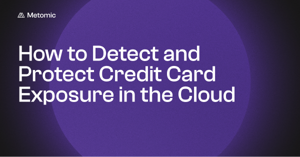How to Detect and Protect Credit Card Exposure in the Cloud | Metomic