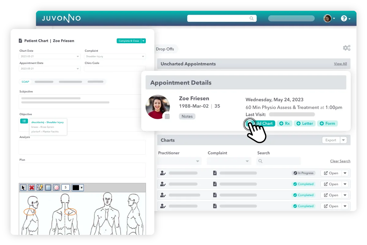 Personalized Charting & EMR for Health Clinics | Juvonno