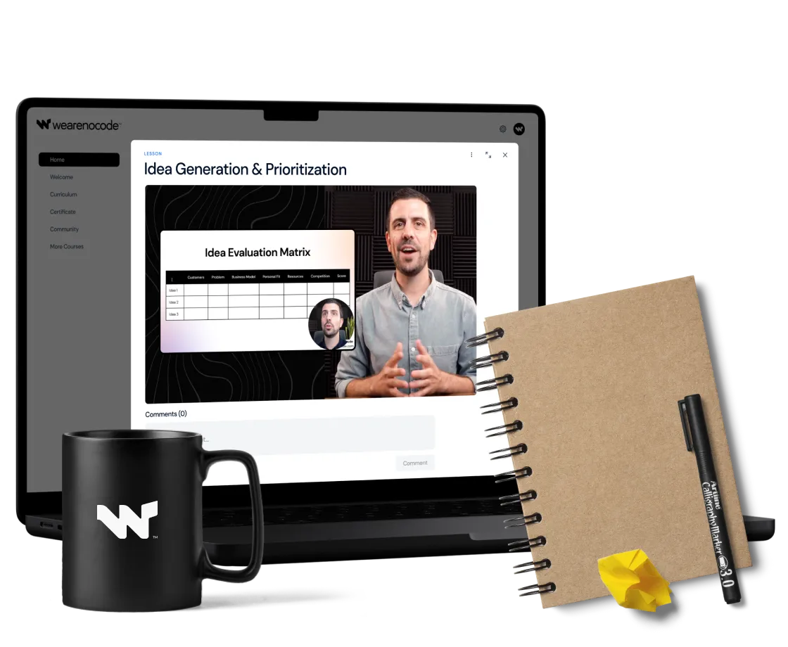 WeAreNoCode Academy - Learn No-Code Entrepreneurship