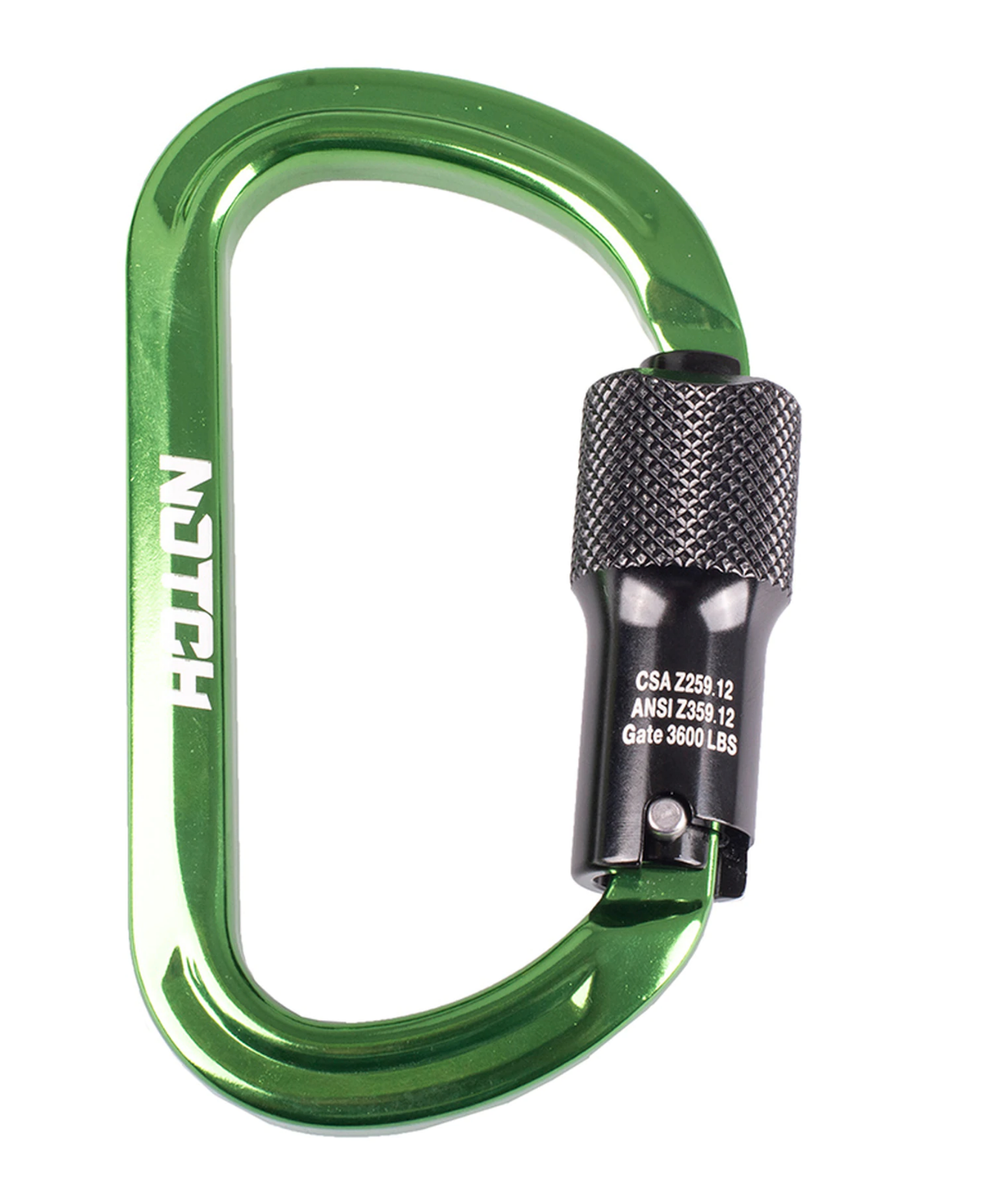 Notch D 3600lb Gate Carabiner