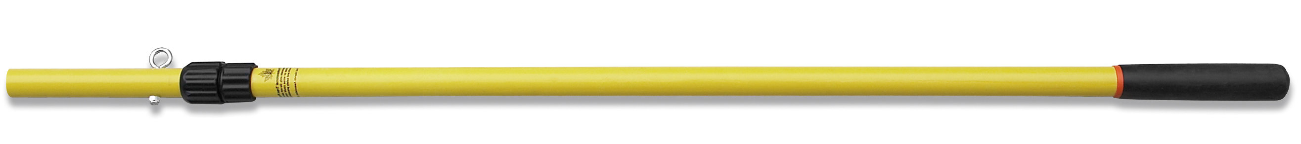 8' Fiberglass base pole (female coupling and rubber base)