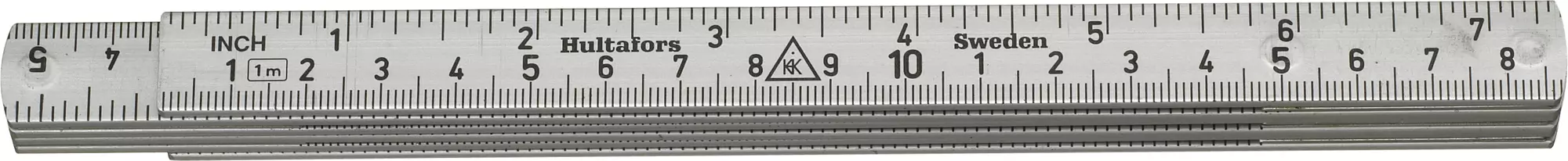 Hultafors Aluminium Folding Rule A61 1m - 6 sections