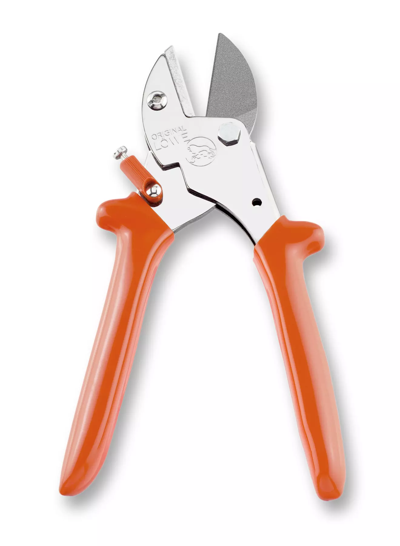 LÖWE 10.107 Anvil pruner with curved blade