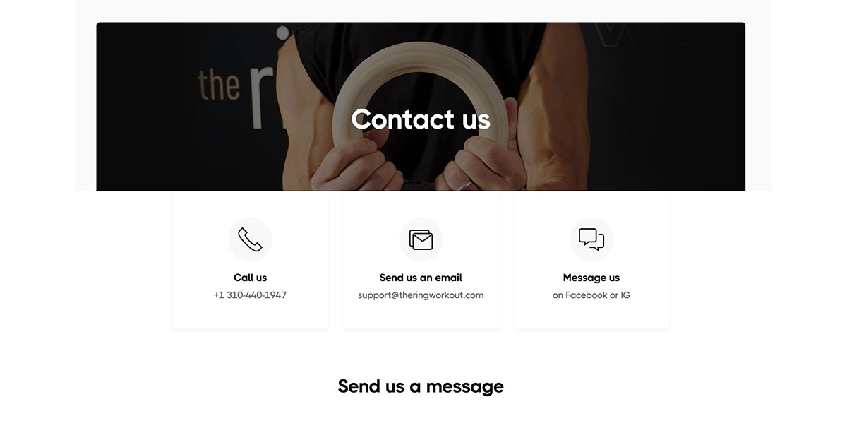 Contact - The Ring Workout