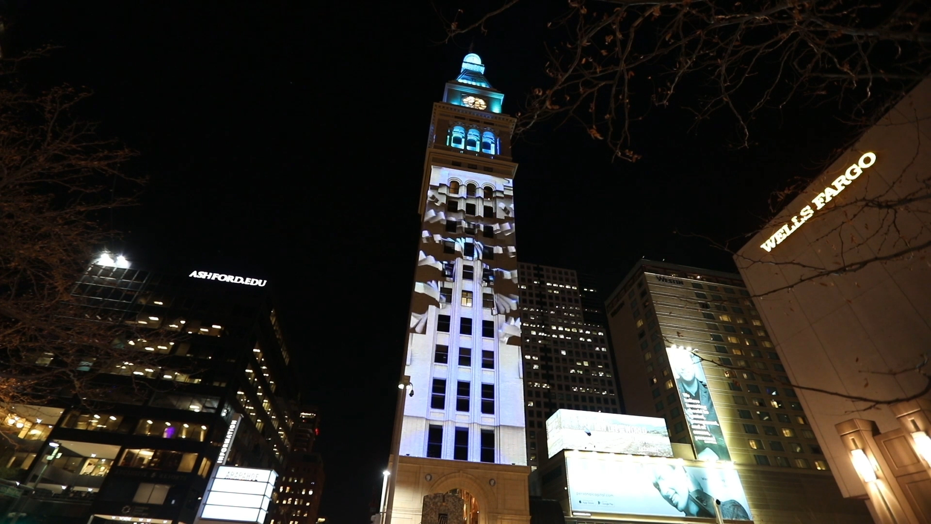 Incunabula: Denver Clock Tower Transformed through Projection Mapping