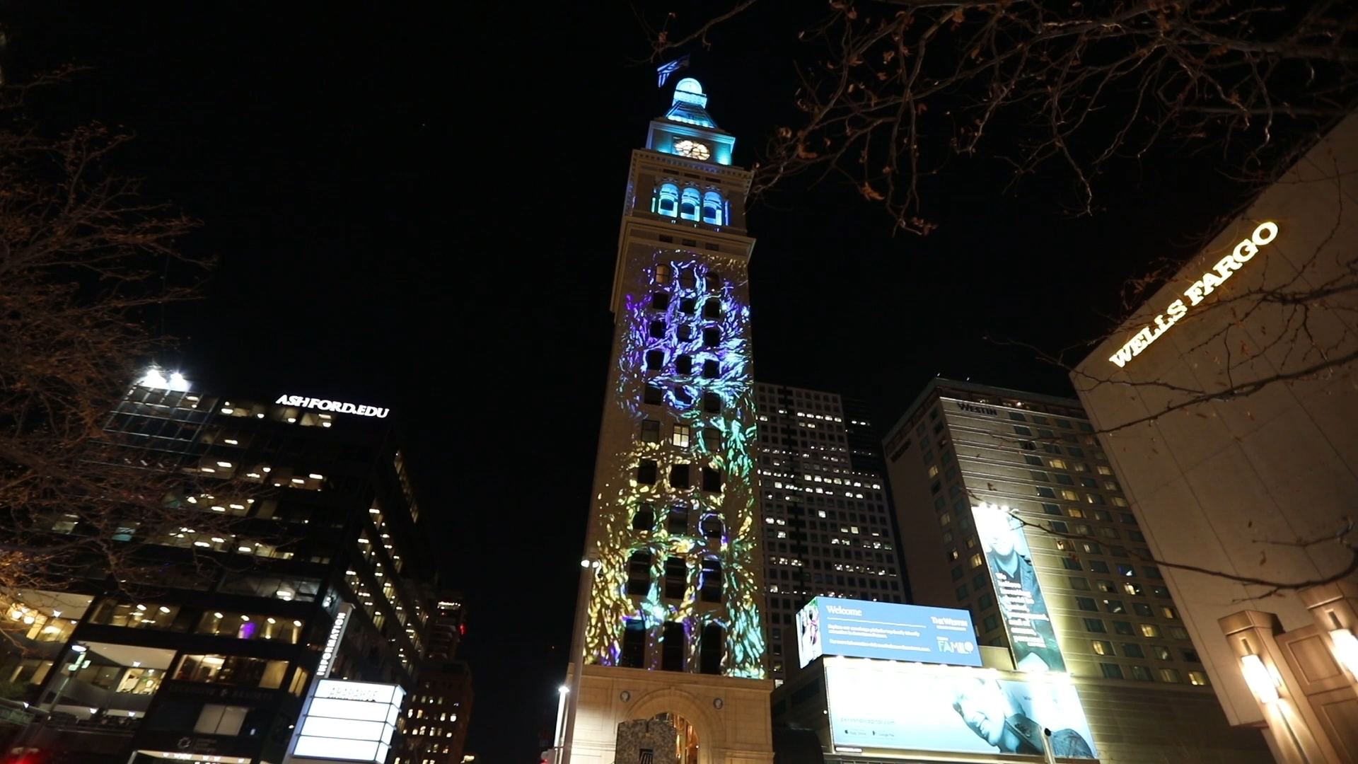 Incunabula: Denver Clock Tower Transformed through Projection Mapping
