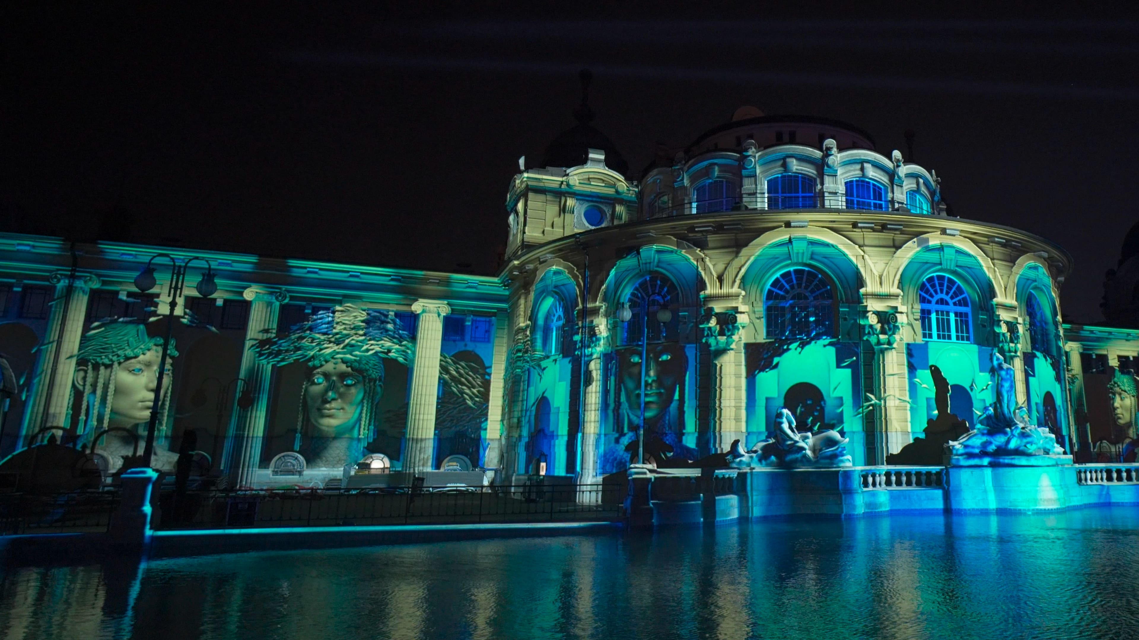 Transforming the Iconic Spa of Budapest with Immersive Projection Art