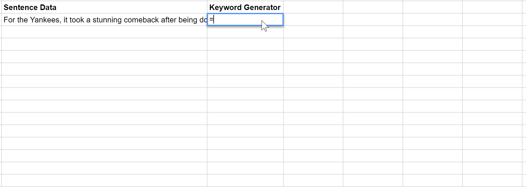 Announcing Google Sheets add-on for ParallelDots APIs