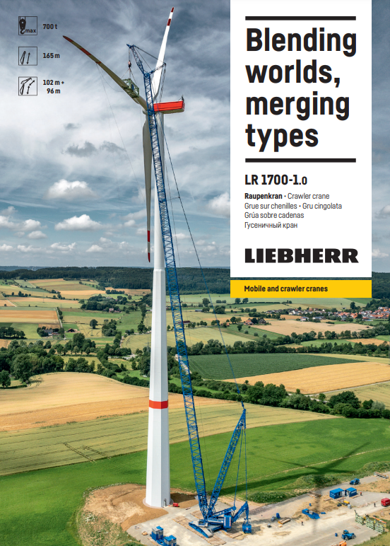 Heavy Lift Crane Company - LR 1700-1.0 Crawler crane