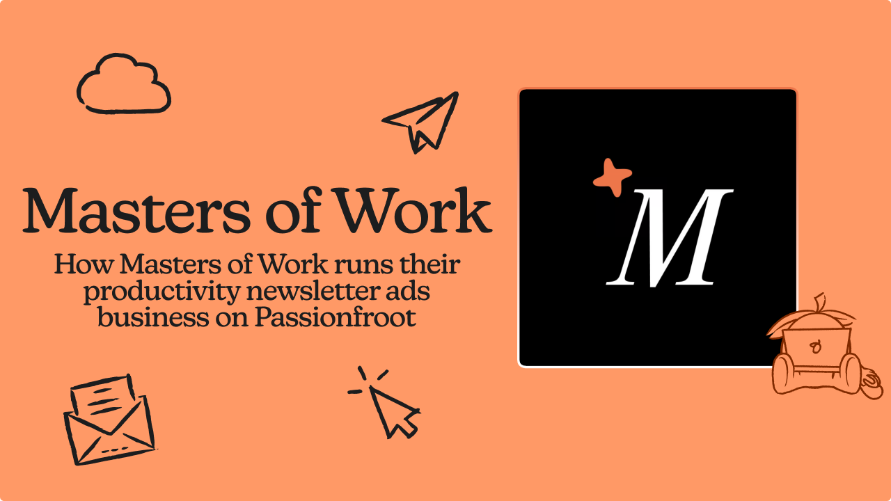 How Masters of Work runs their productivity newsletter ads business on ...