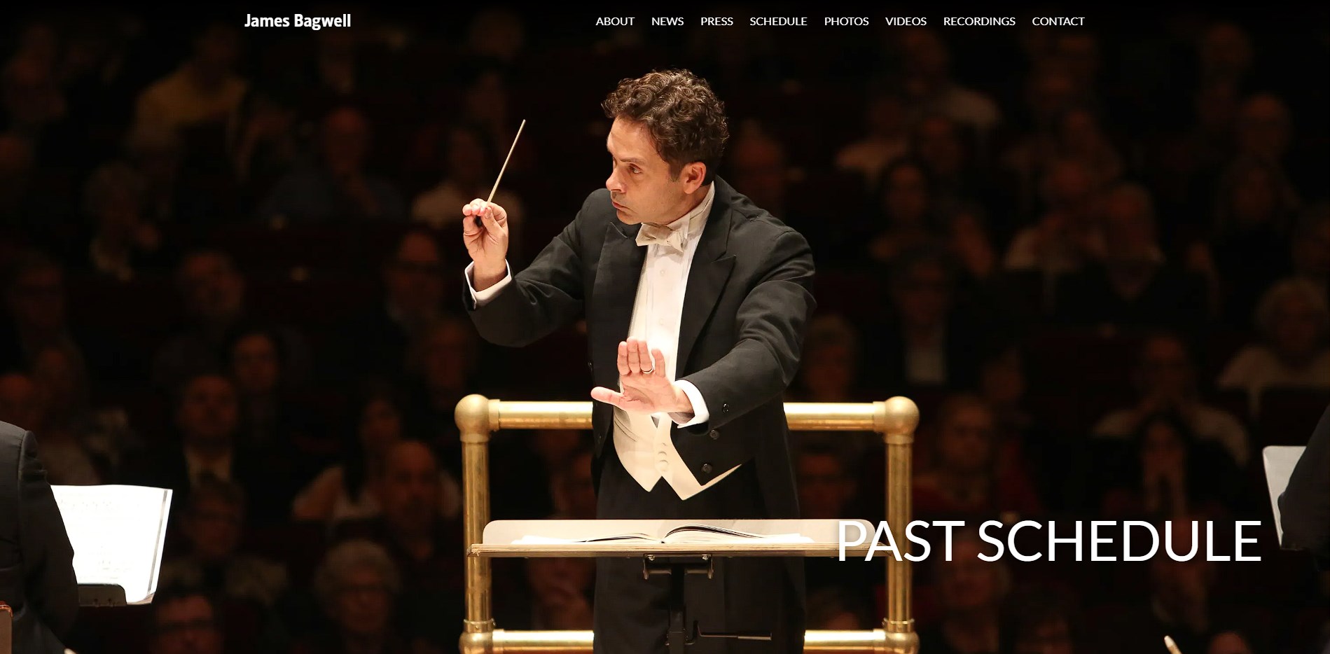 Past Schedule | Conductor James Bagwell