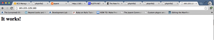 LAMP stack on Joyent SmartOS | Triton DataCenter