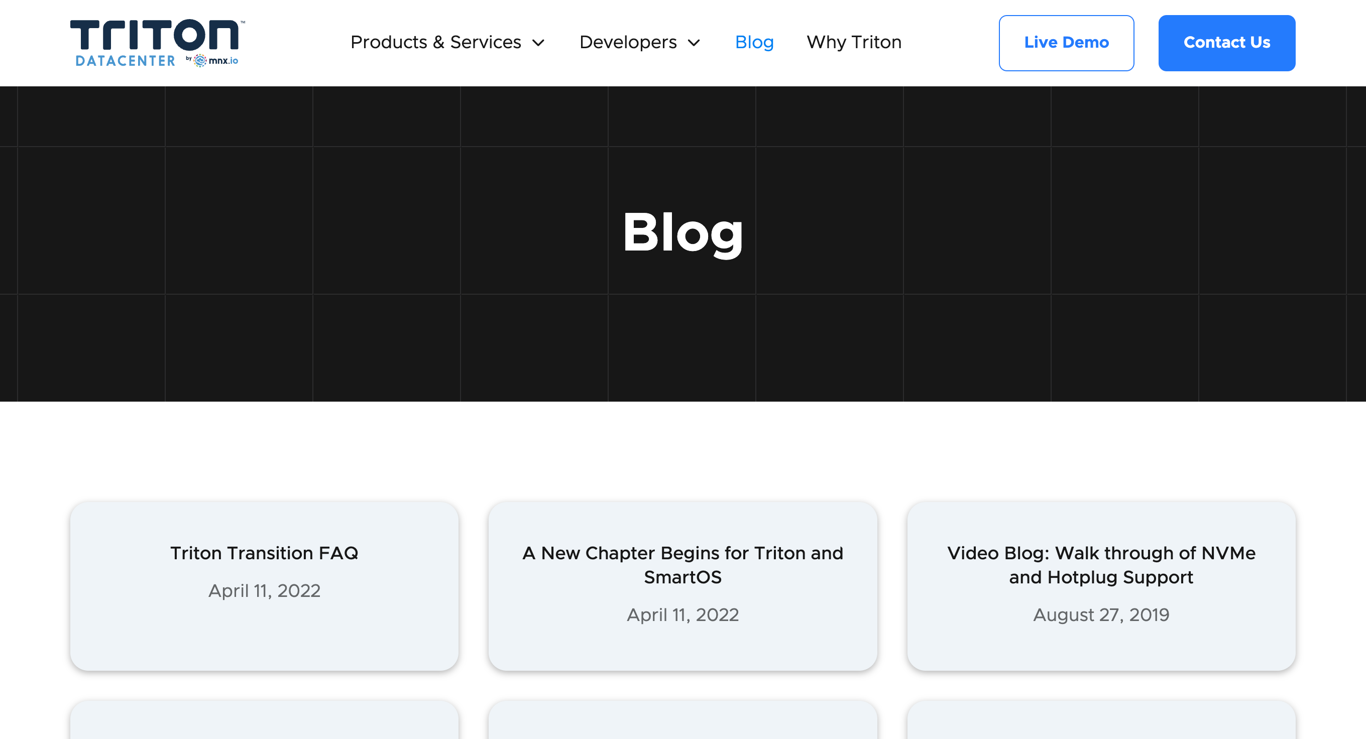 Blog | Triton DataCenter
