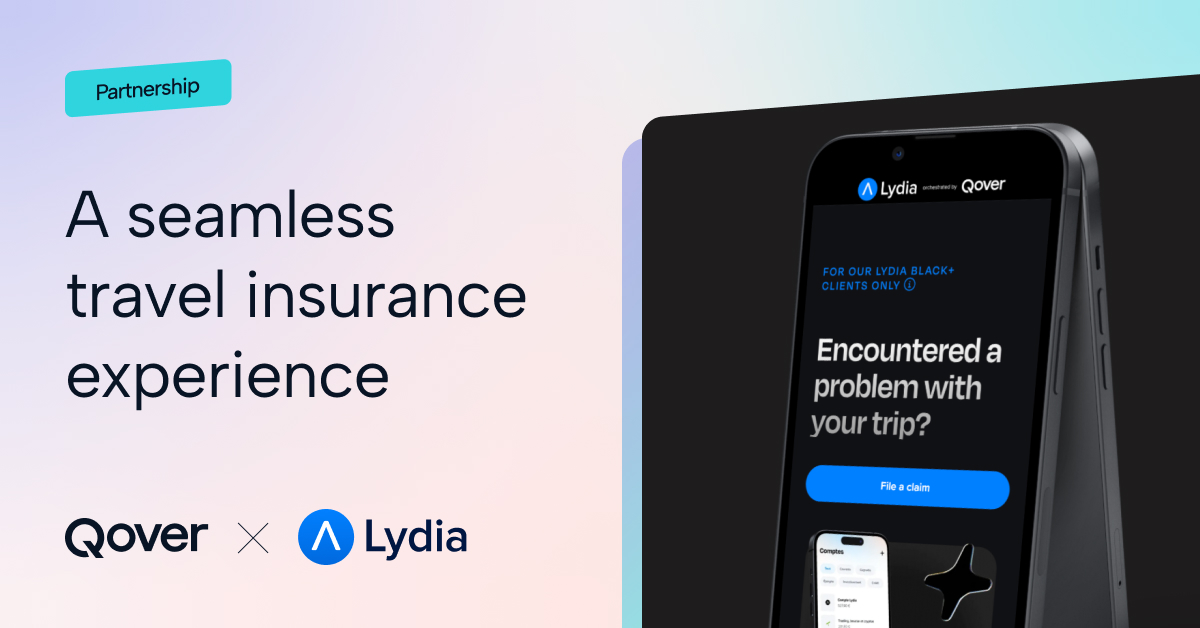 Lydia and Qover elevate insurance experience for users | Press release