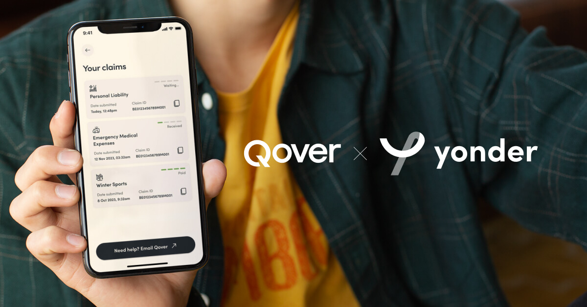 Qover partners with rewards credit card Yonder | Press release
