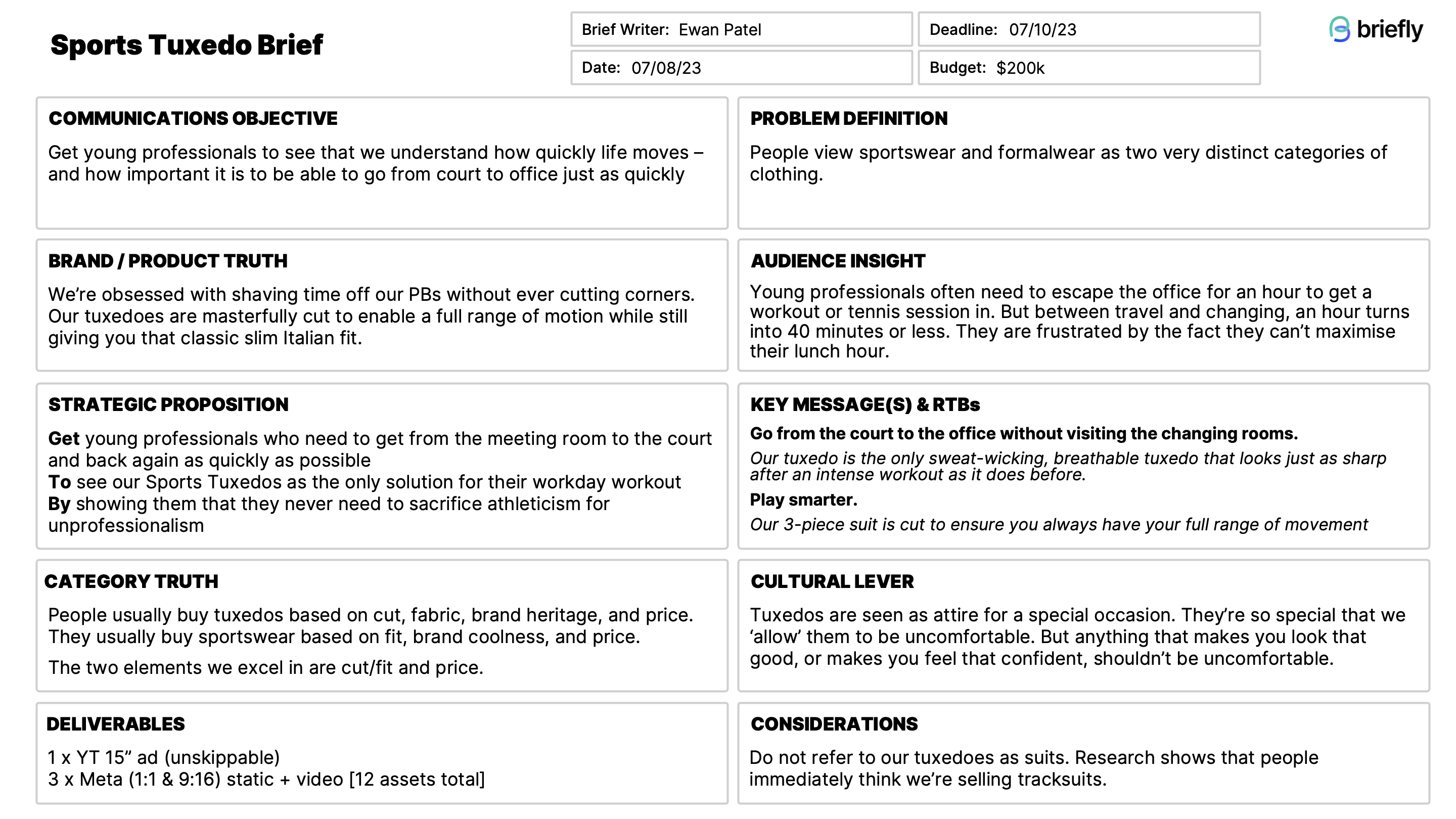 How to write a creative brief: Best-practice, examples & templates 🖌