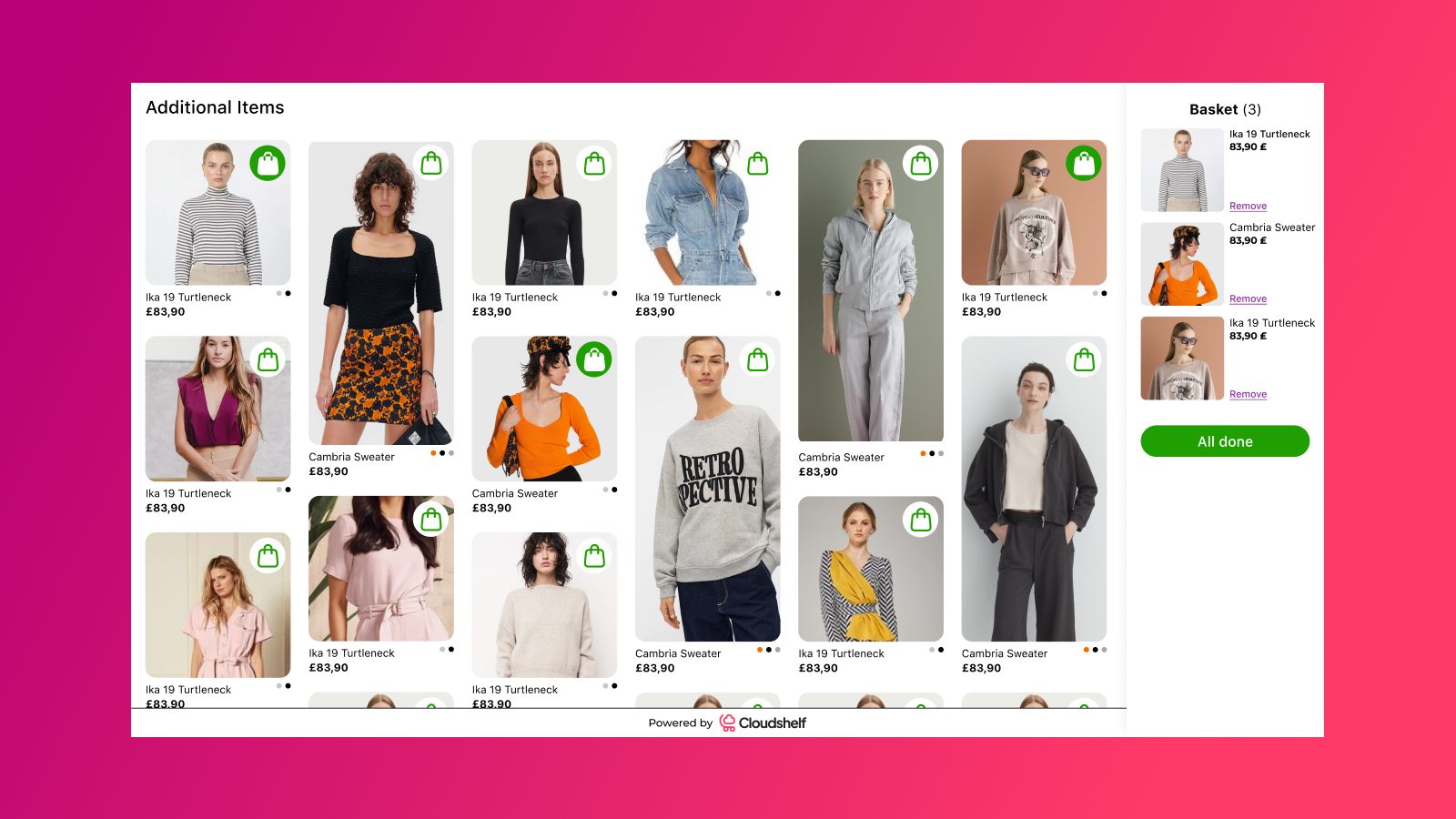 Upsell Collection feature - Mar 05, 2024