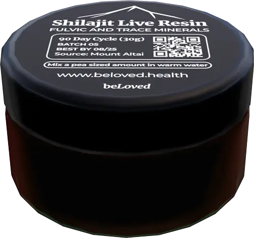 beLoved Shilajit: Pure Resin from Mount Altai for Optimal Health