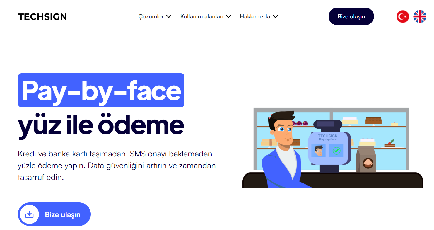 Pay by Face - Yüz Tanıma ile Ödeme Sistemi - Techsign