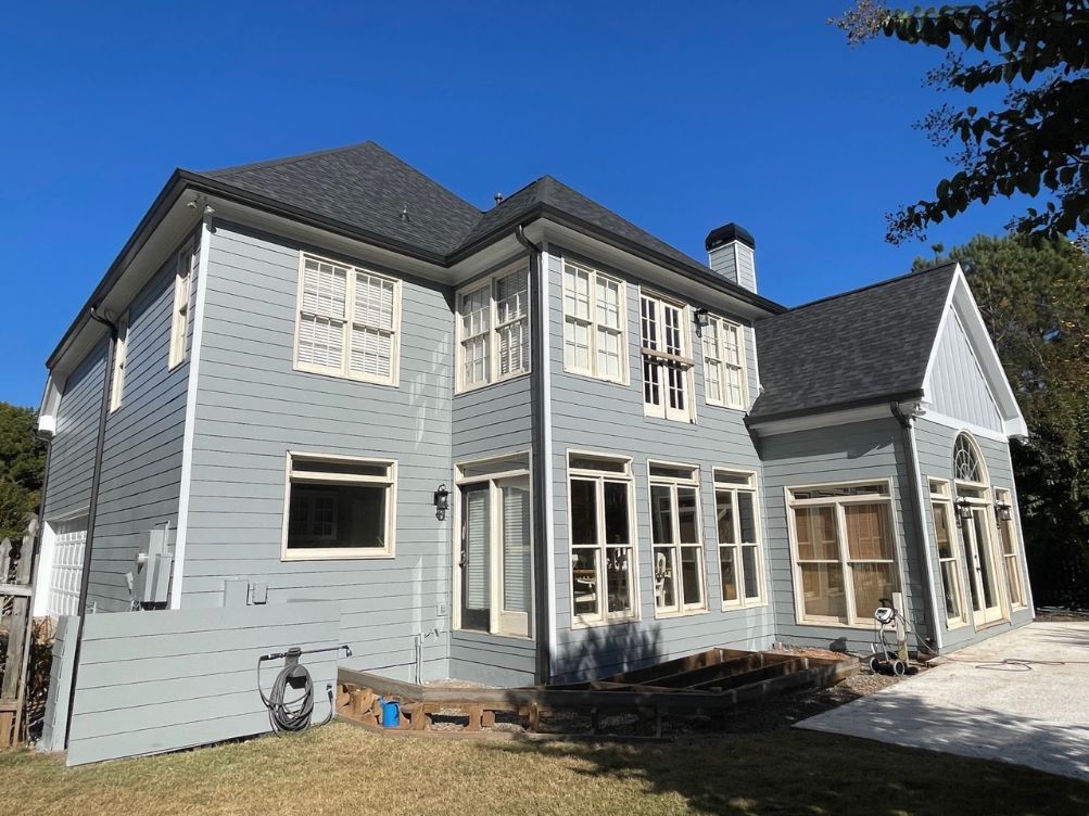 Stucco Removal, New Siding and Shake Installation Completed ...