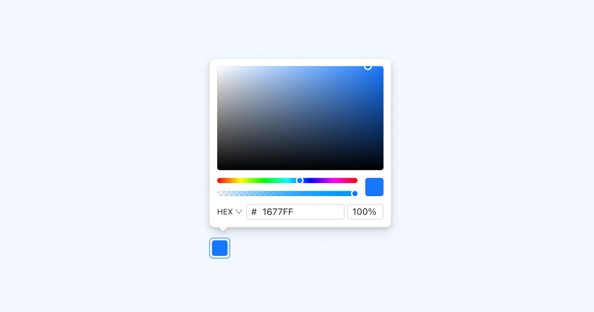 Figma ColorPicker Component | Ant Design System for Figma