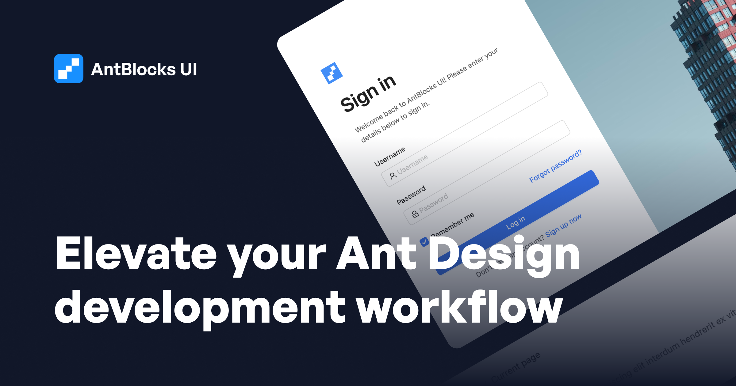 AntBlocks UI: Our new project for busy teams | Ant Design System for Figma