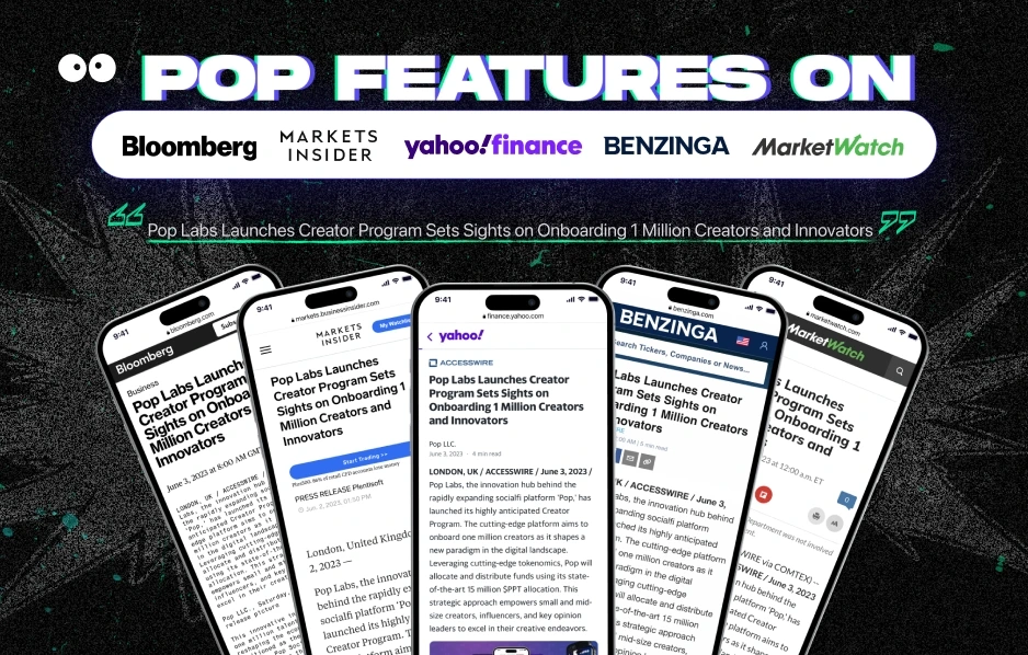 Pop Social Set to Onboard 1 Million Creators and Innovators