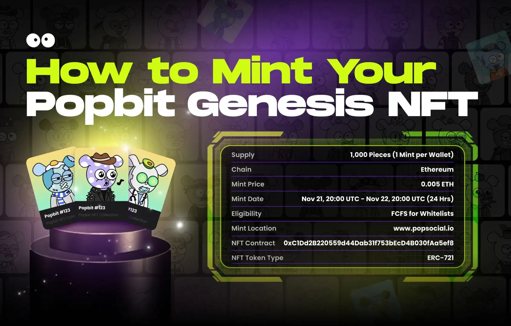 How To Mint Your Popbit Genesis NFT