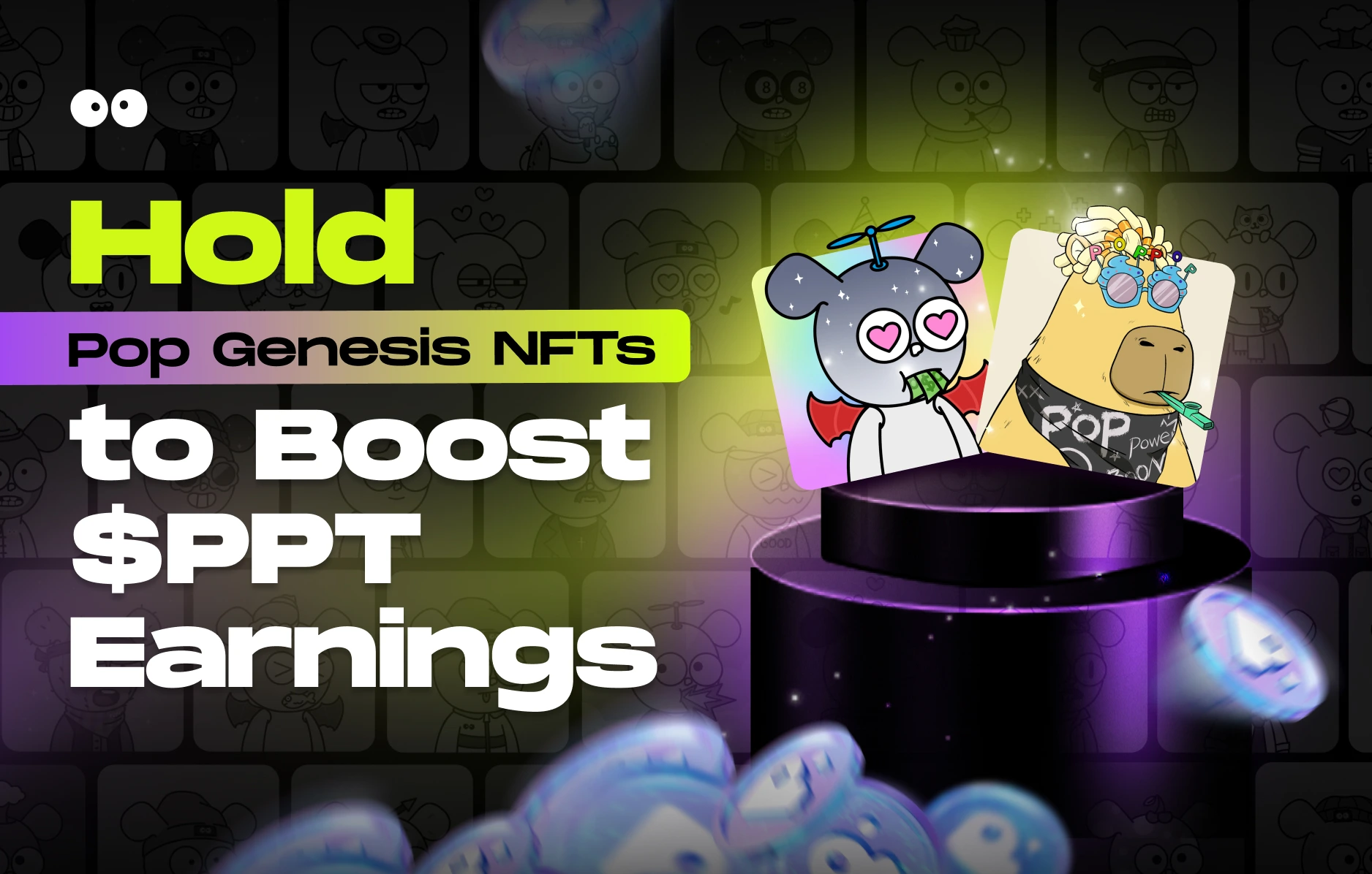 Boost Your Pop Social Earnings, Hold Pop Genesis NFTs to Earn More $PPT
